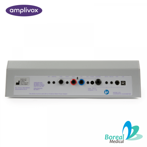 AUDIÓMETRO AMPLIVOX 270 | Boreal Medical